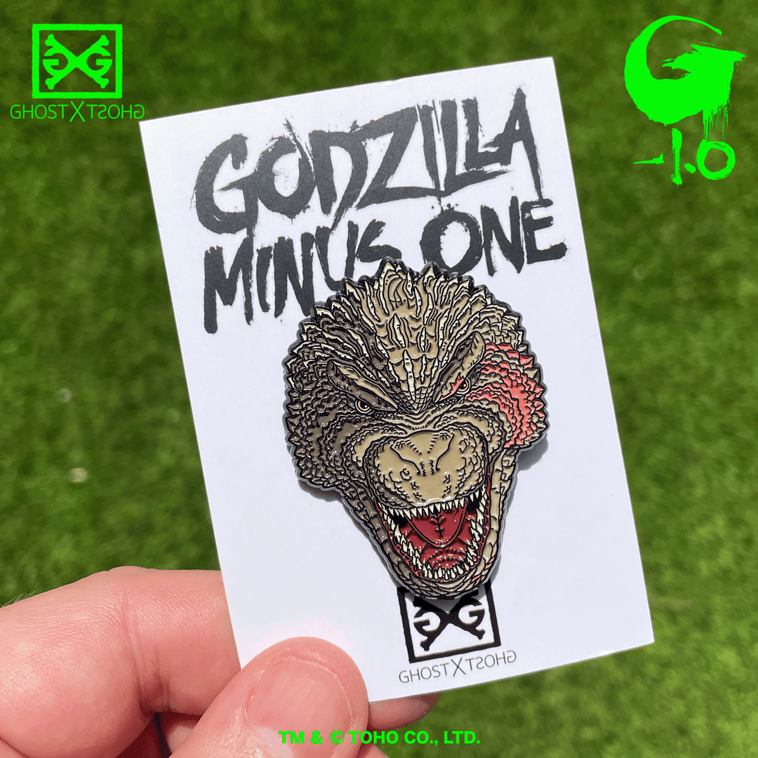 Godzilla Minus One Head Soft Enamel Pin – GHOST X GHOST