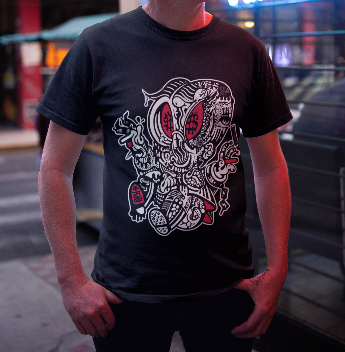 King Fear T-Shirt - Black – GHOST X GHOST