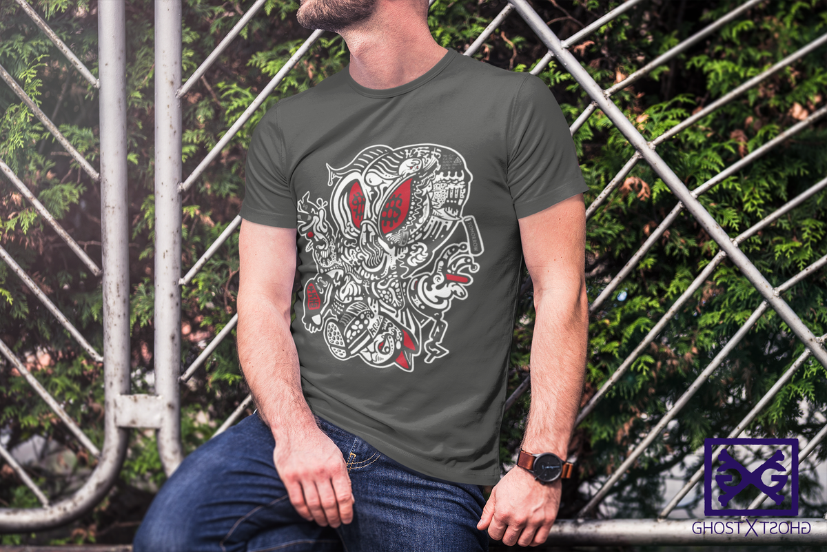 King Fear T-Shirt - Charcoal – GHOST X GHOST