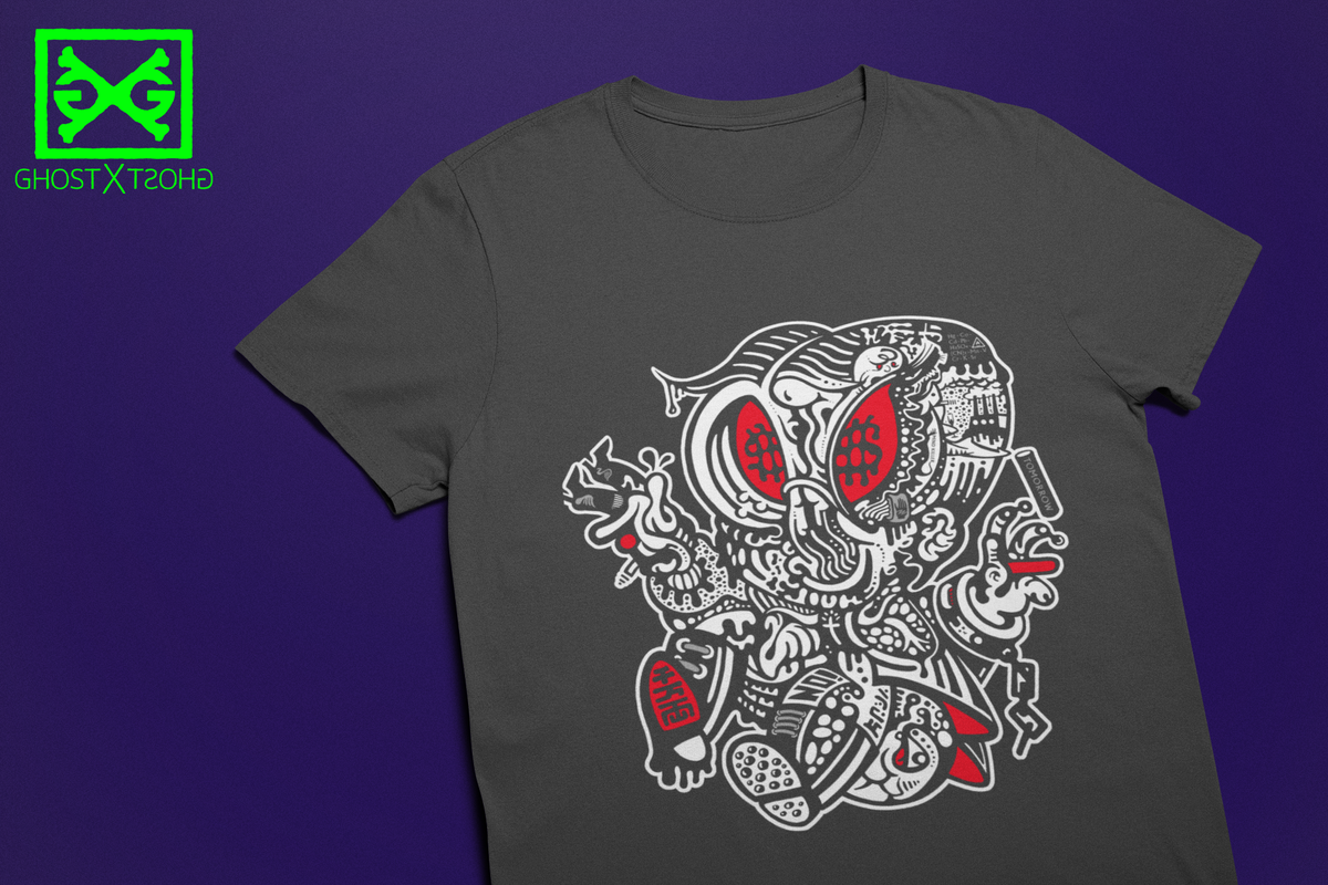 King Fear T-Shirt - Charcoal – GHOST X GHOST